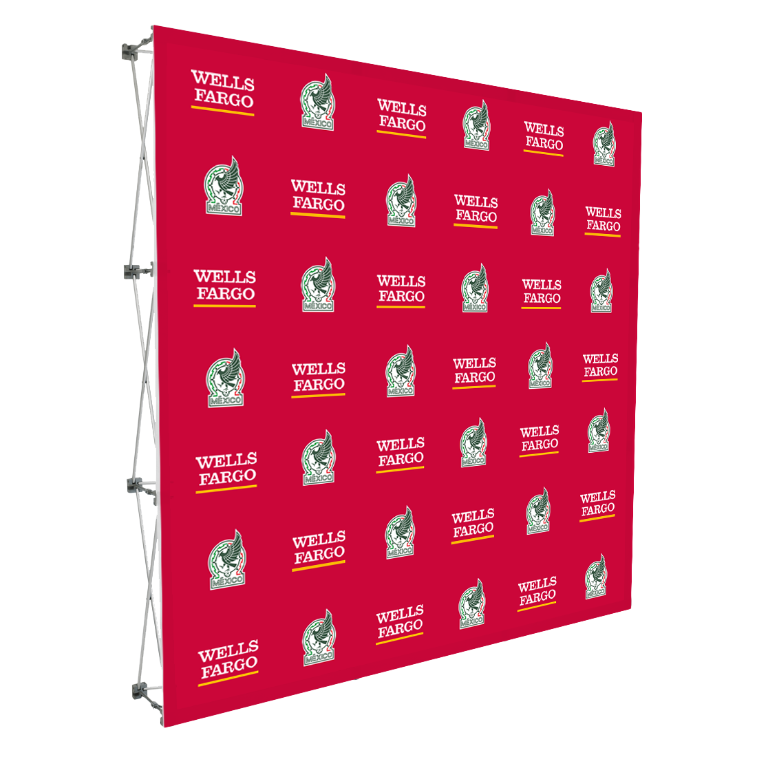 Velcro Pop Up Backdrop with Graphics 8´X 8´ – MYTC