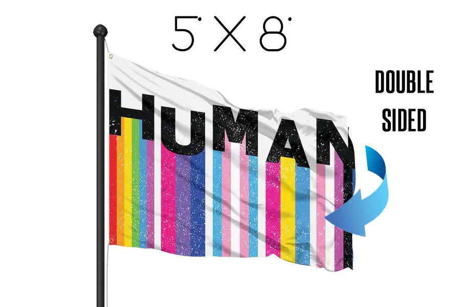 Double Sided Custom Flags 5' x 8' - E-COM – MyTablecovers